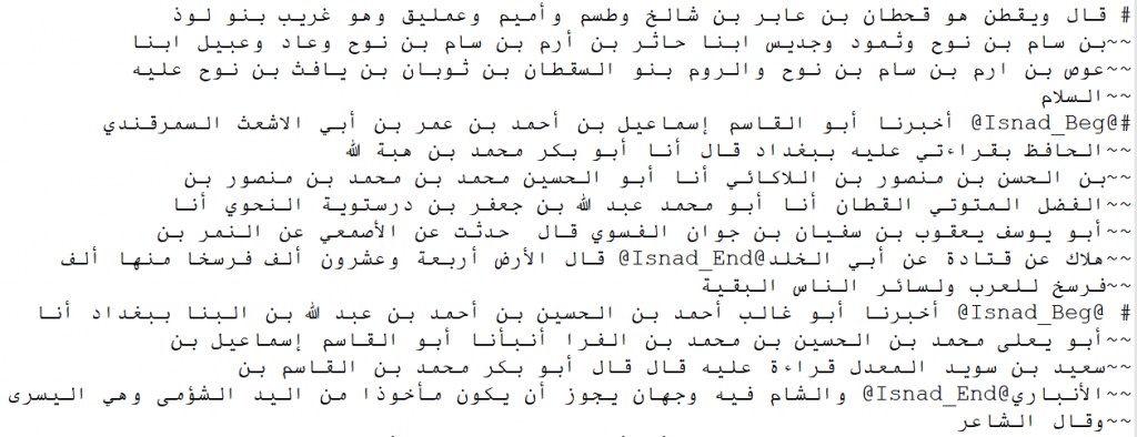 Tracking Traditions: Identifying Isnads in the OpenITI Corpus - KITAB